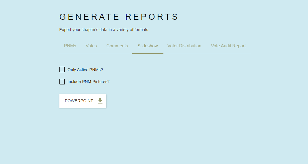 How do I generate a PNM PowerPoint? – OmegaRecruit