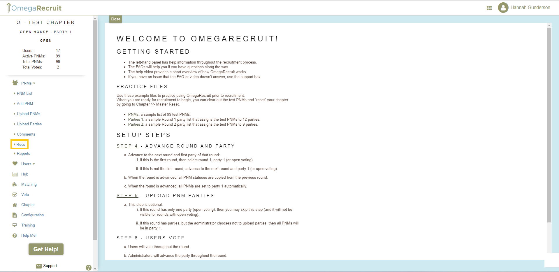 What are PNM Recs and How Do I Use Them? – OmegaRecruit