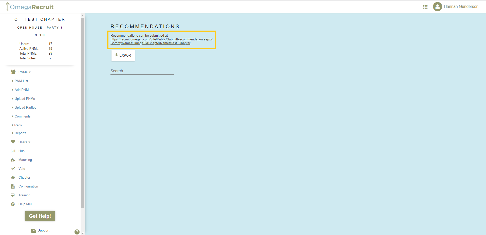 What are PNM Recs and How Do I Use Them? – OmegaRecruit