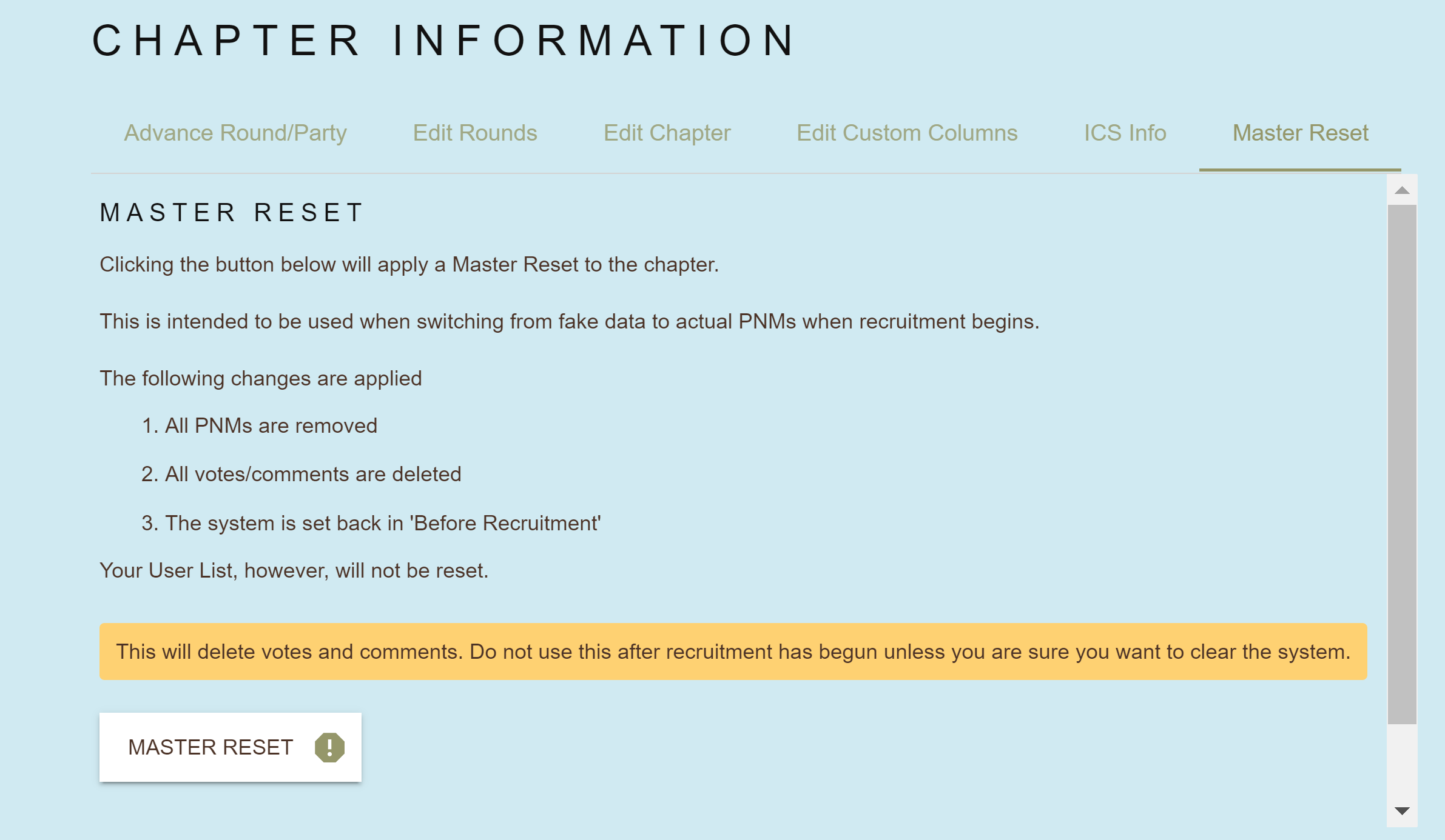What is a master reset? – OmegaRecruit
